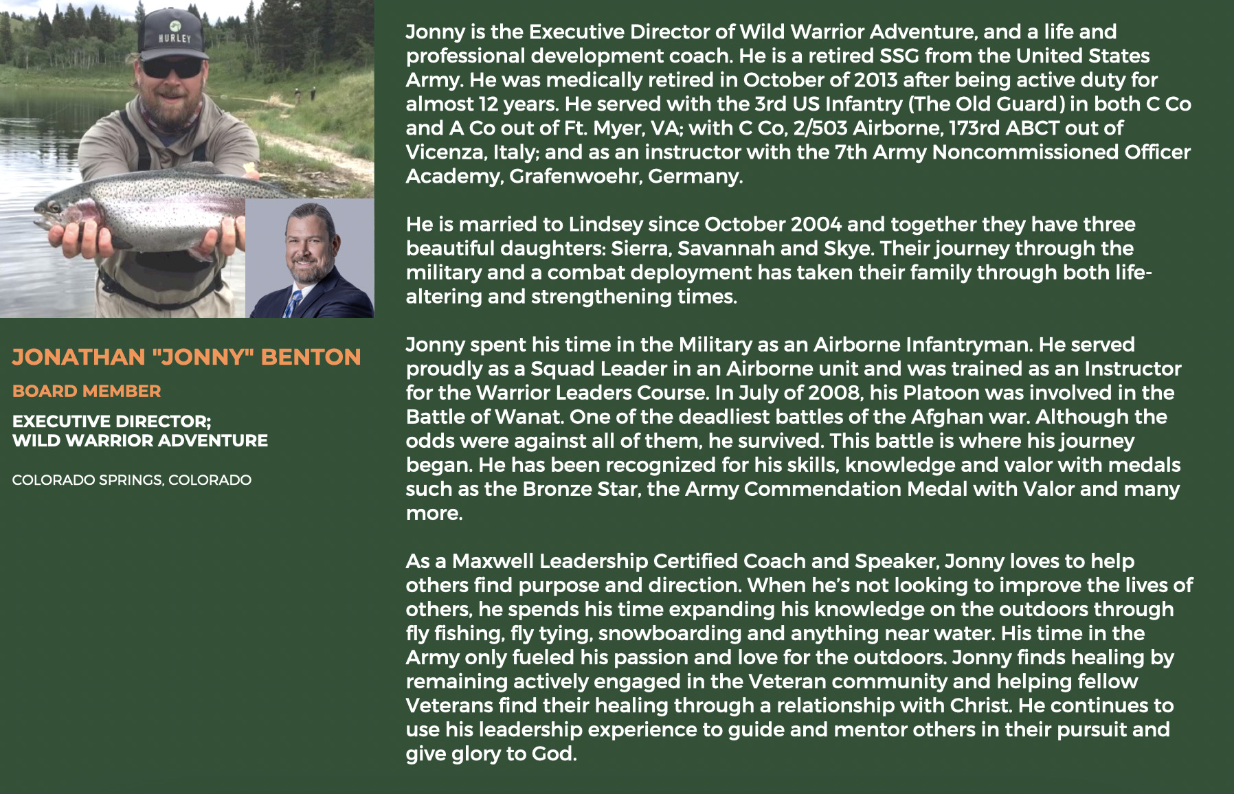 WWA BOARD OF DIRECTORS | WILD WARRIOR ADVENTURE